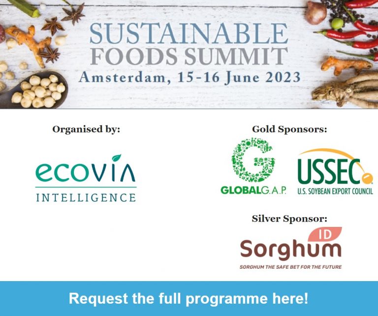 Sustainable Foods Summit, Amsterdam. - Centro de Inteligência em Orgânicos